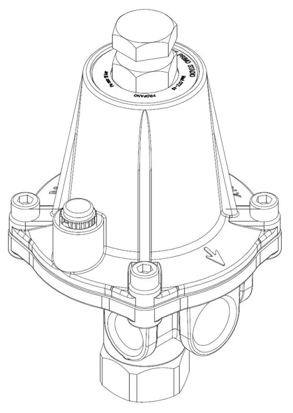 Gnali Bocia Gas Pressure Regulator (HP600) – Acads Engineering (M) SDN BHD